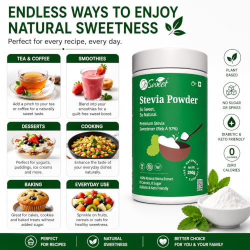 So Sweet Stevia for beverages and smoothies