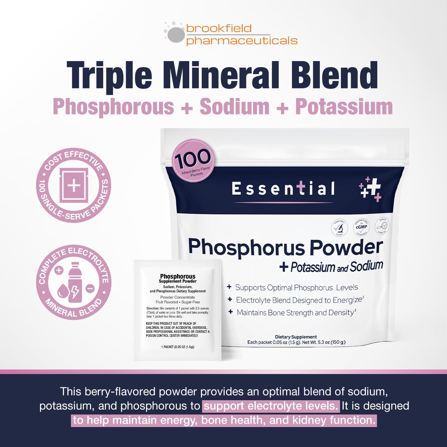 Sodium and potassium electrolyte support