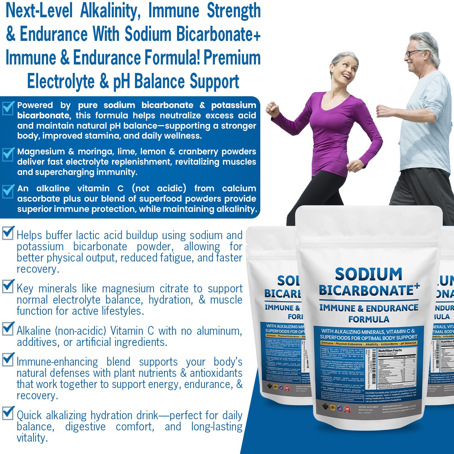 sodium bicarbonate for enhanced stamina