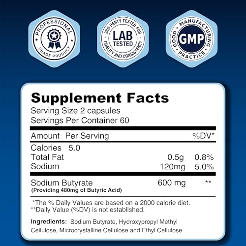 sodium butyrate for digestive wellness