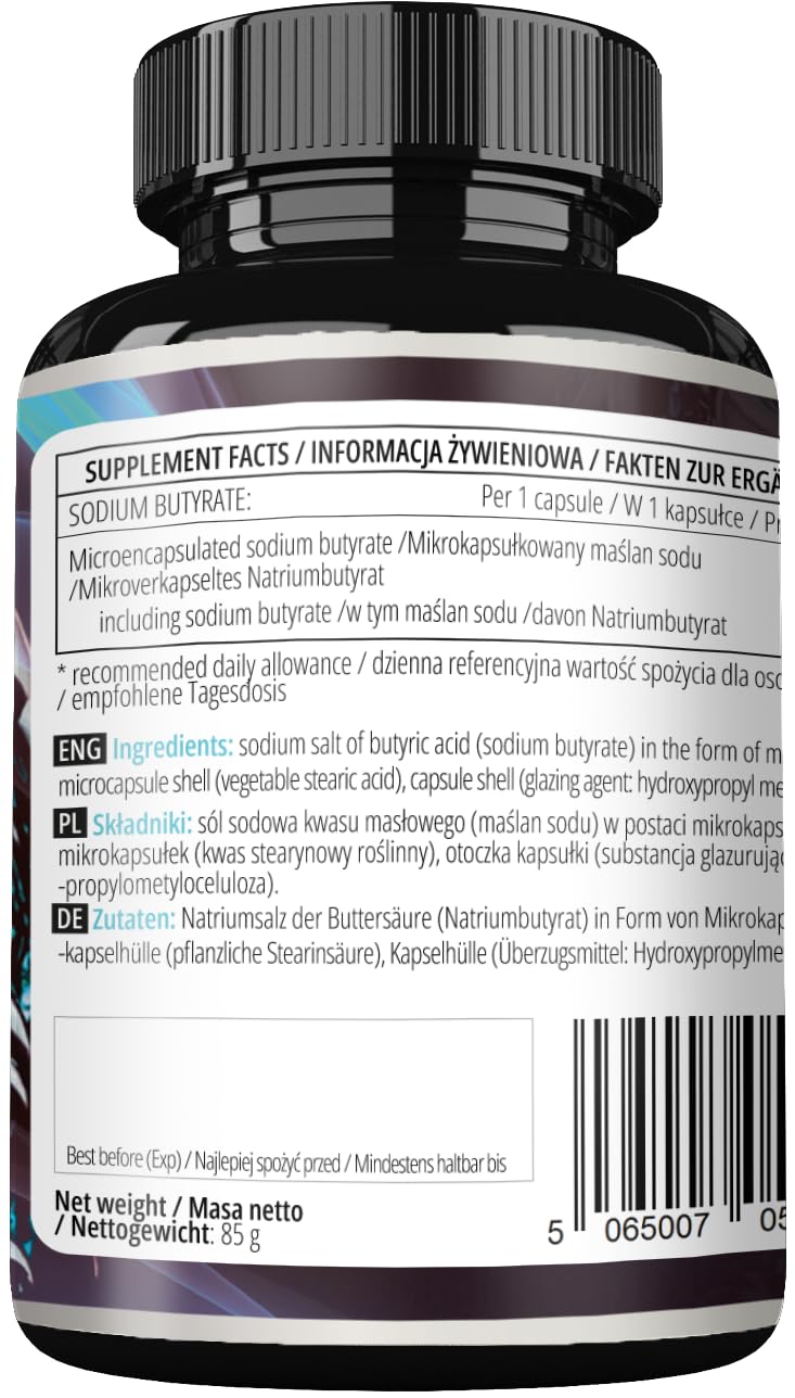 sodium butyrate for healthy gut function