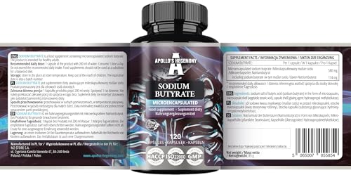sodium butyrate supplement for wellness