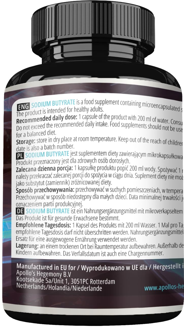 sodium butyrate to support gut microbiome