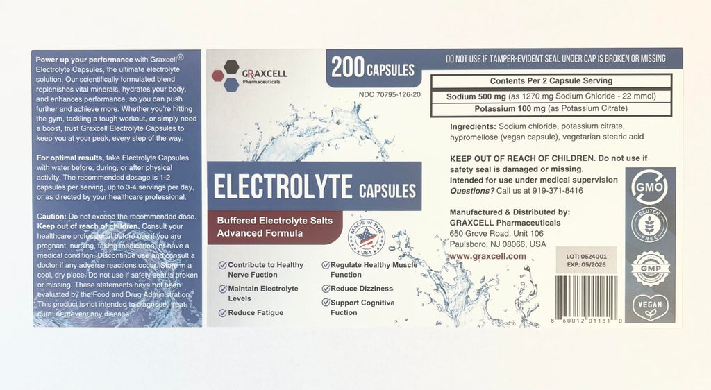 Sodium capsules for active lifestyles
