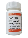 sodium chloride antacid tablets 500 mg