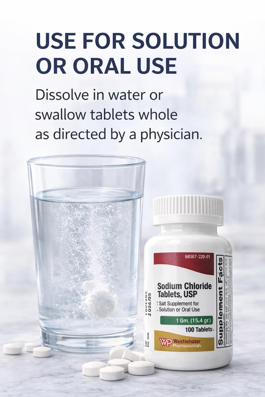 sodium chloride tablets for daily use