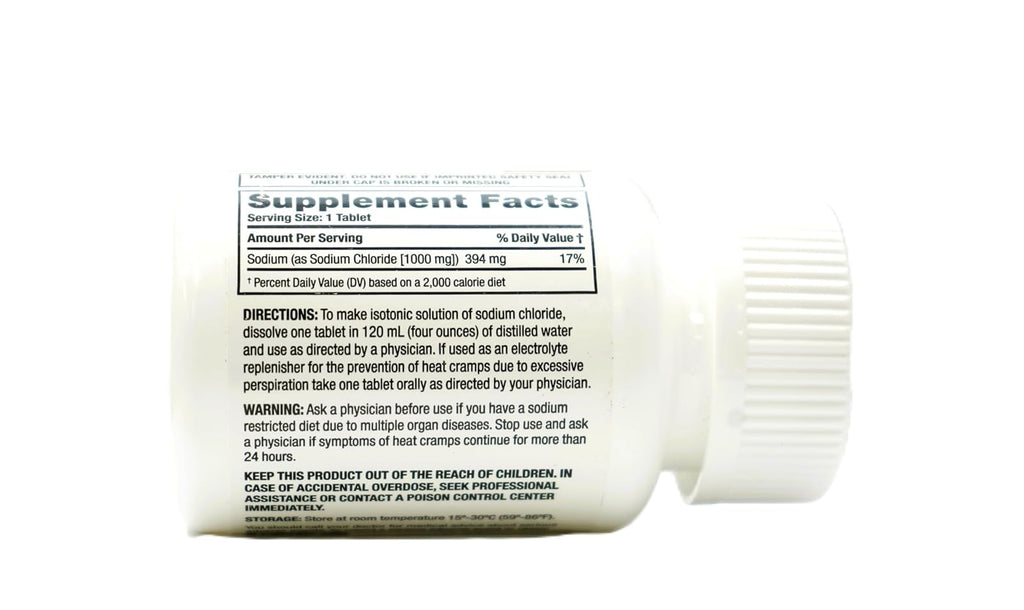 sodium chloride tablets for health support