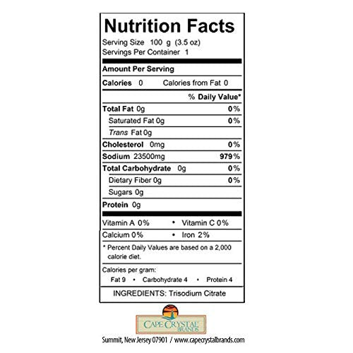 sodium citrate for culinary use
