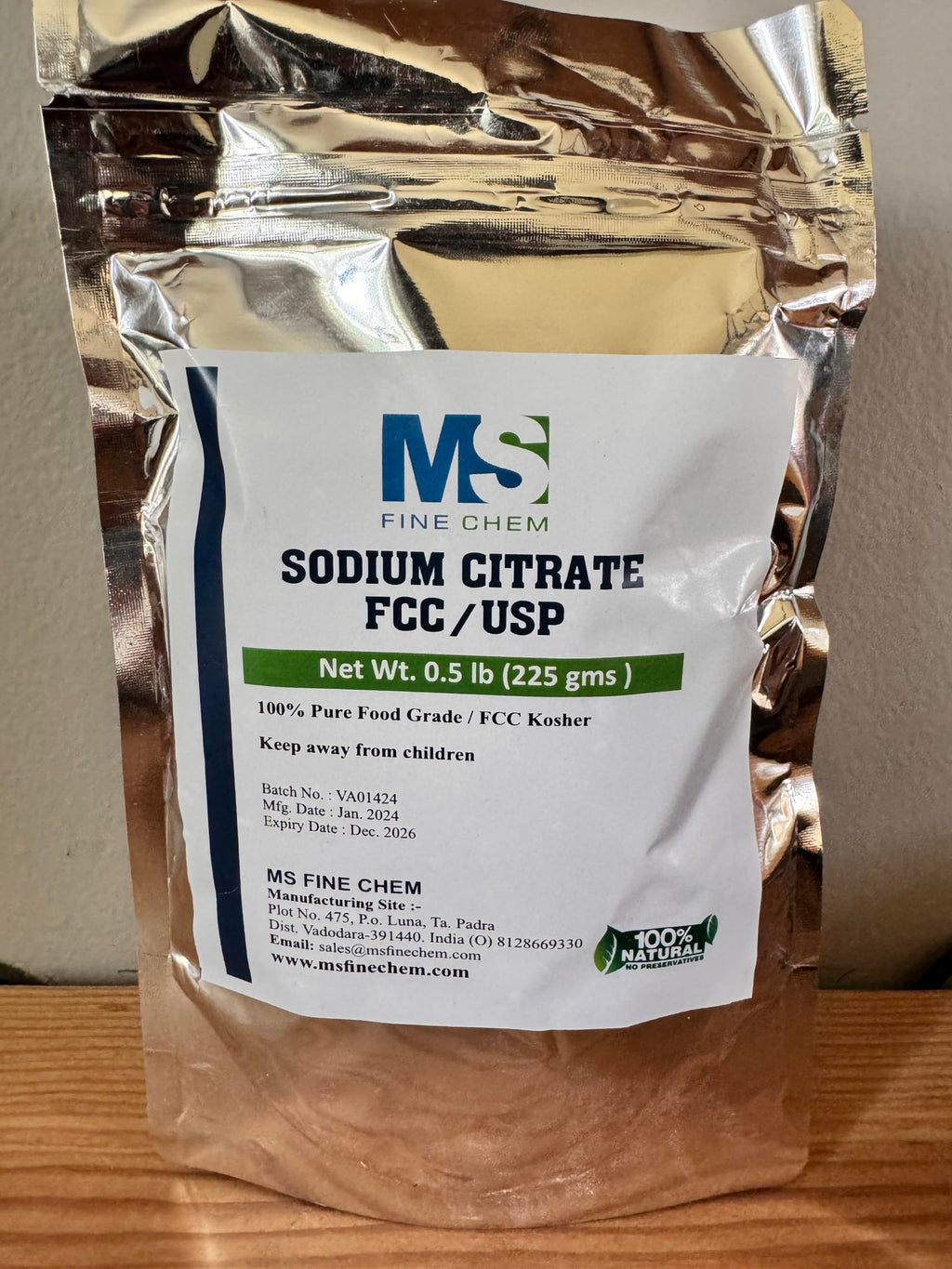 sodium citrate powder for cheese emulsification