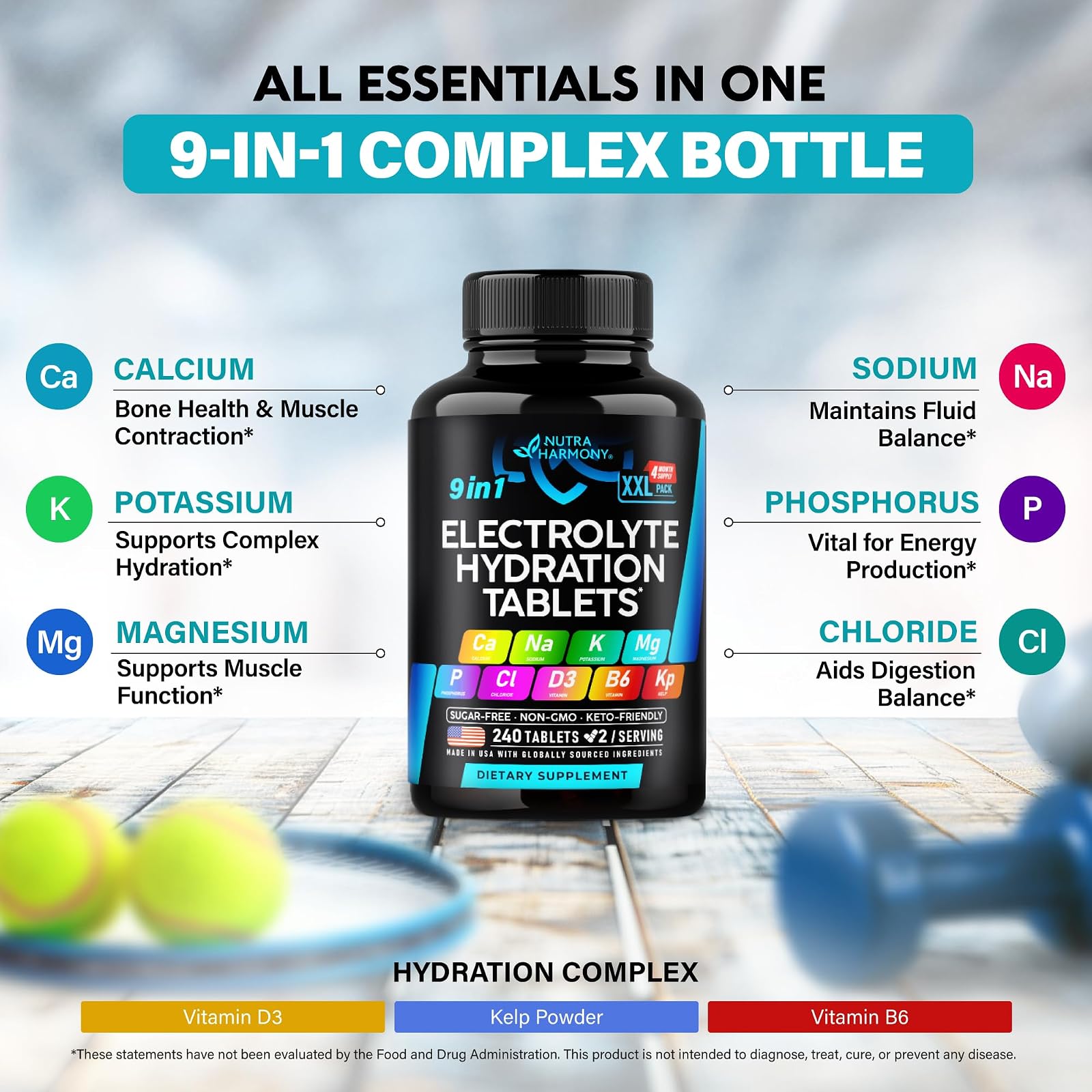sodium electrolyte tablets for athletes