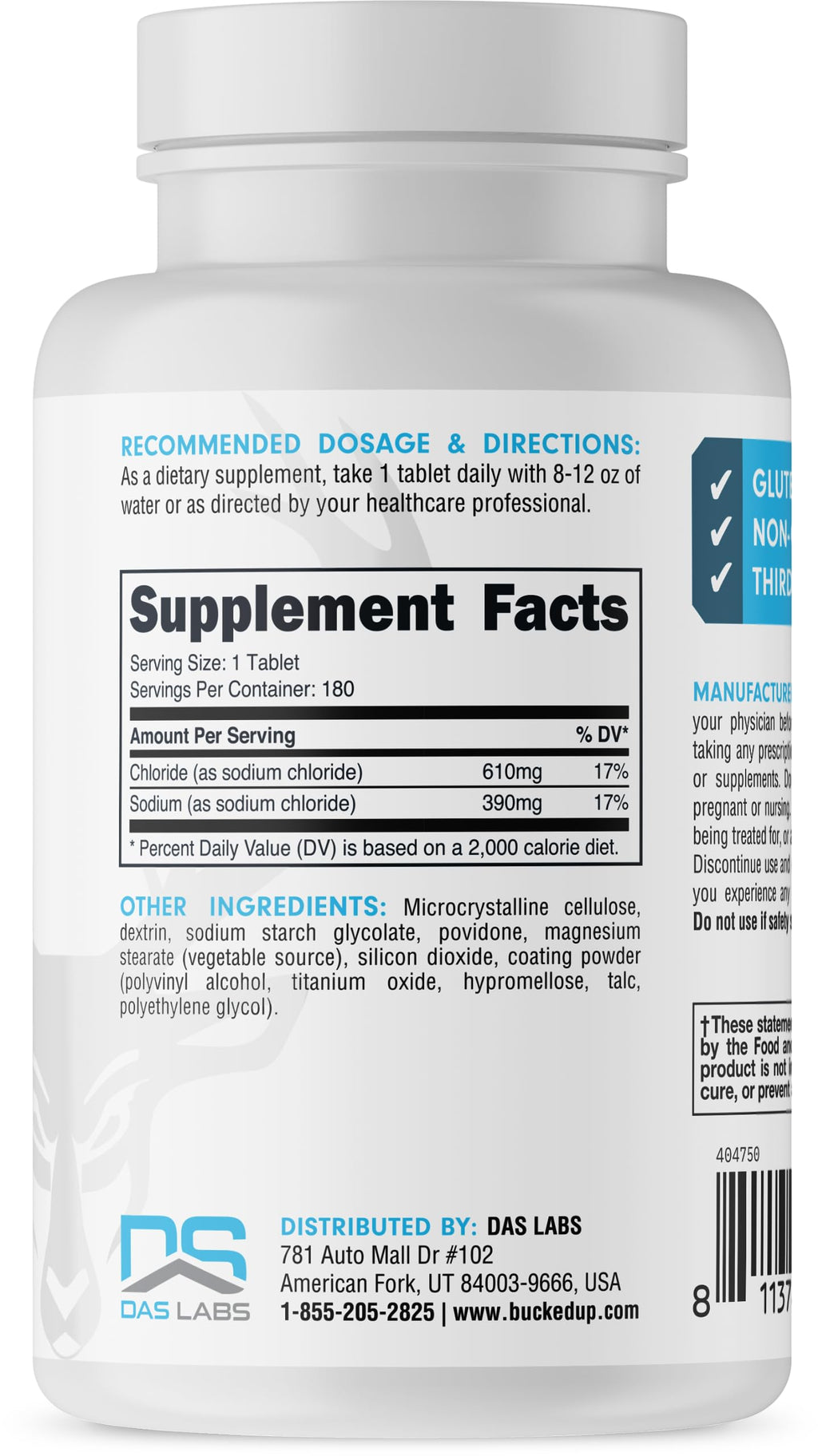 sodium tablets for energy boost