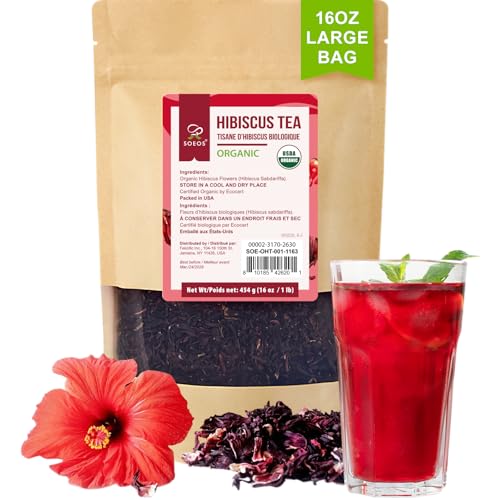Soeos organic hibiscus flower tea