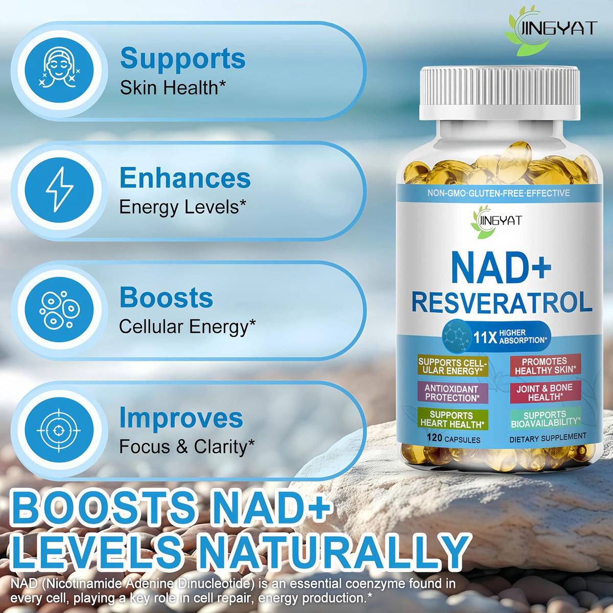 Soft capsules for cellular health