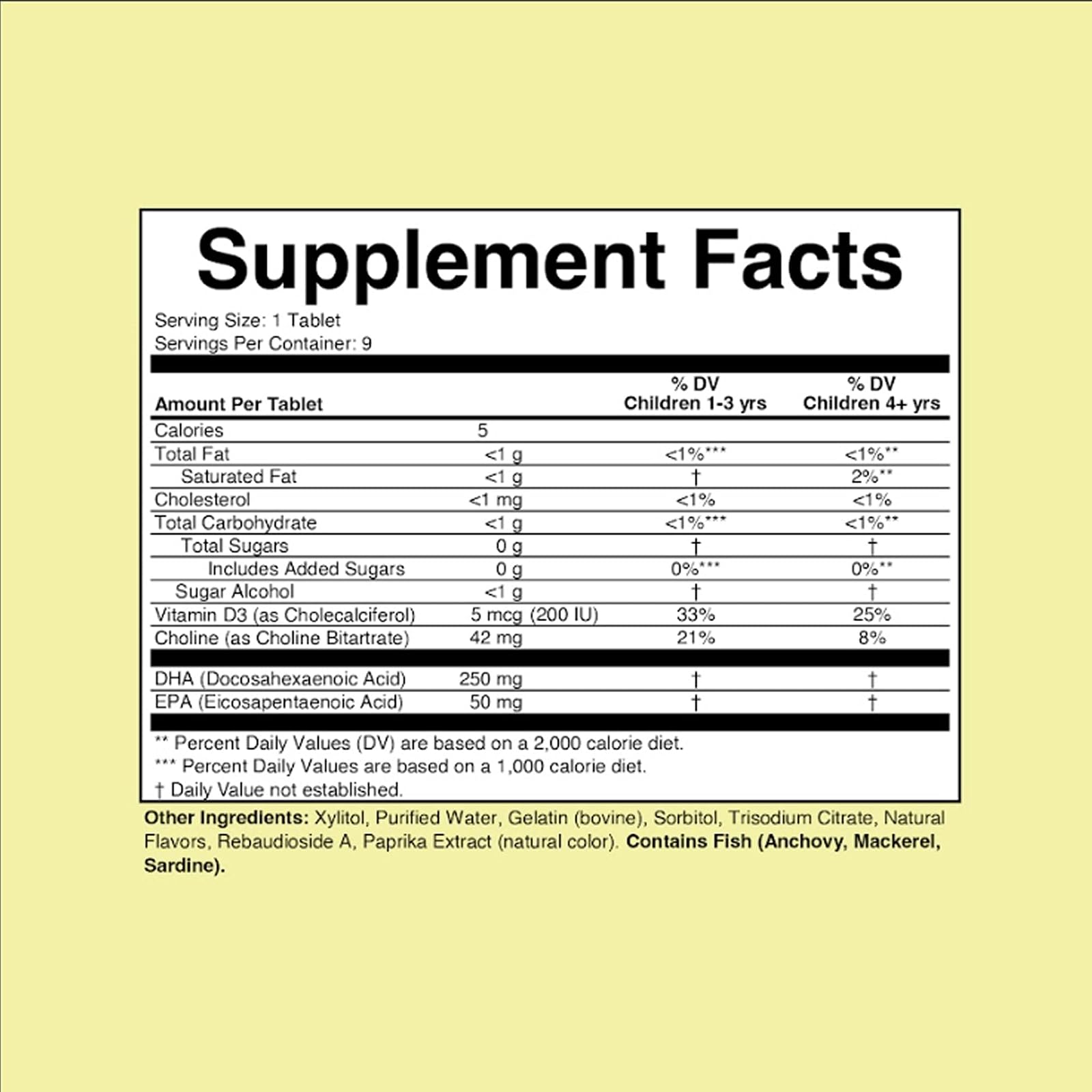 soft chew multivitamin with DHA