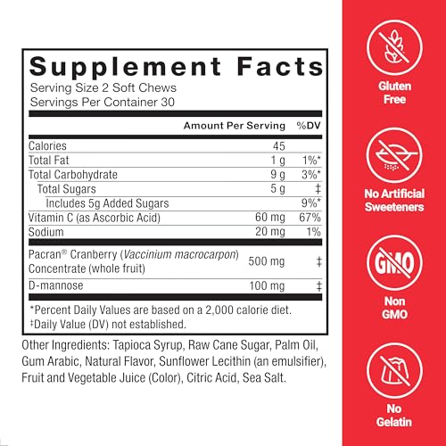 Soft chews for convenient intake