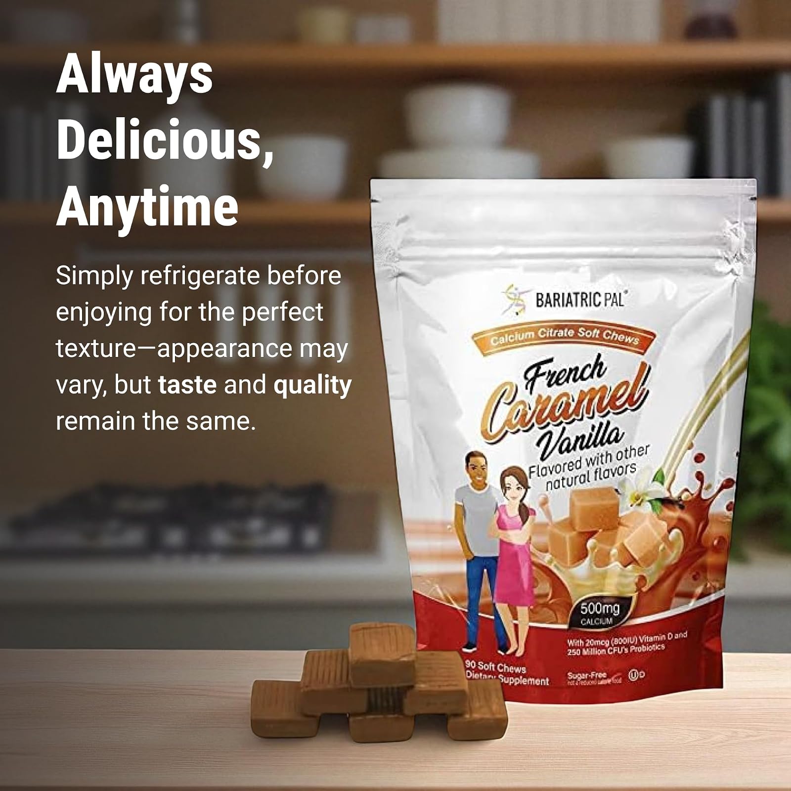 soft chews with essential calcium nutrients