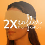Soft eye mask for improved sleep quality