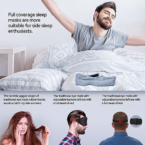 soft eye mask for light-sensitive sleepers