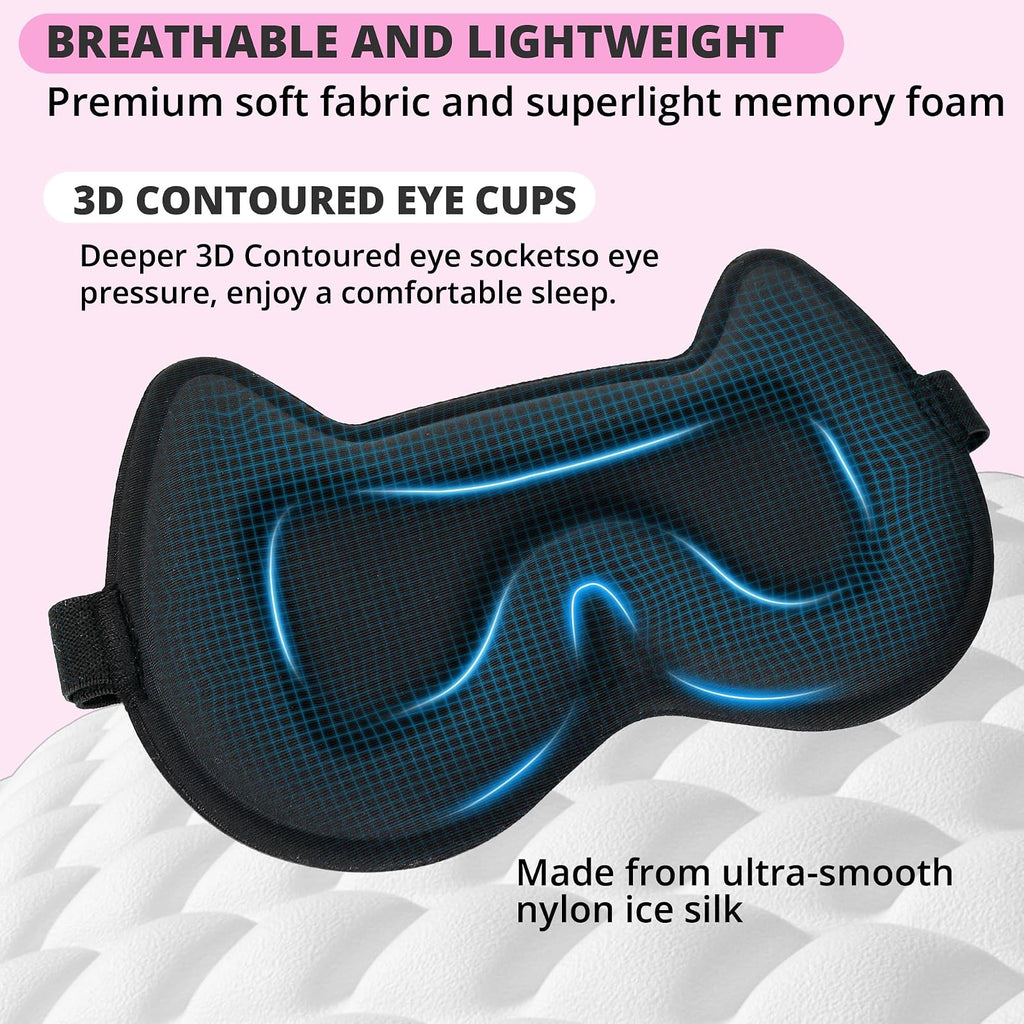 soft eye mask for restful sleep