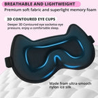 soft eye mask for restful sleep