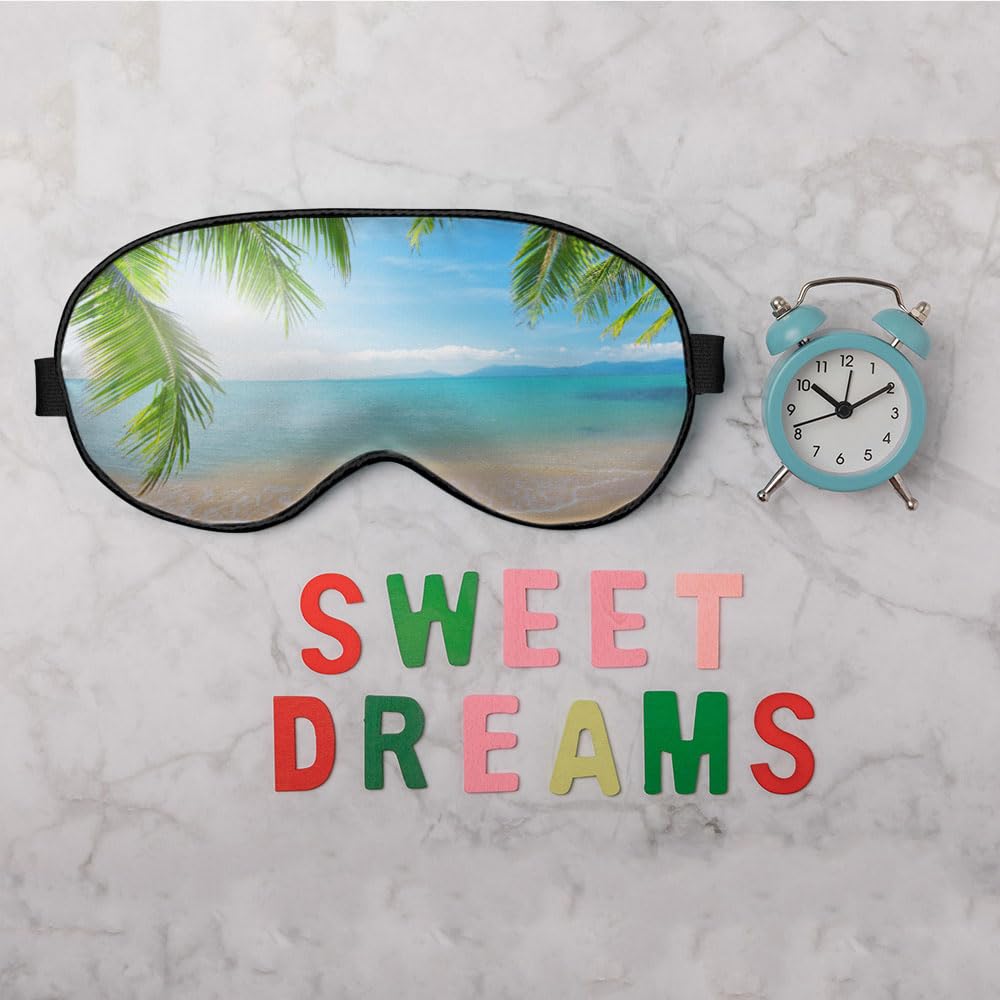Soft fabric sleep mask for deep sleep