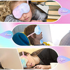 Soft plush sleep mask for restful sleep