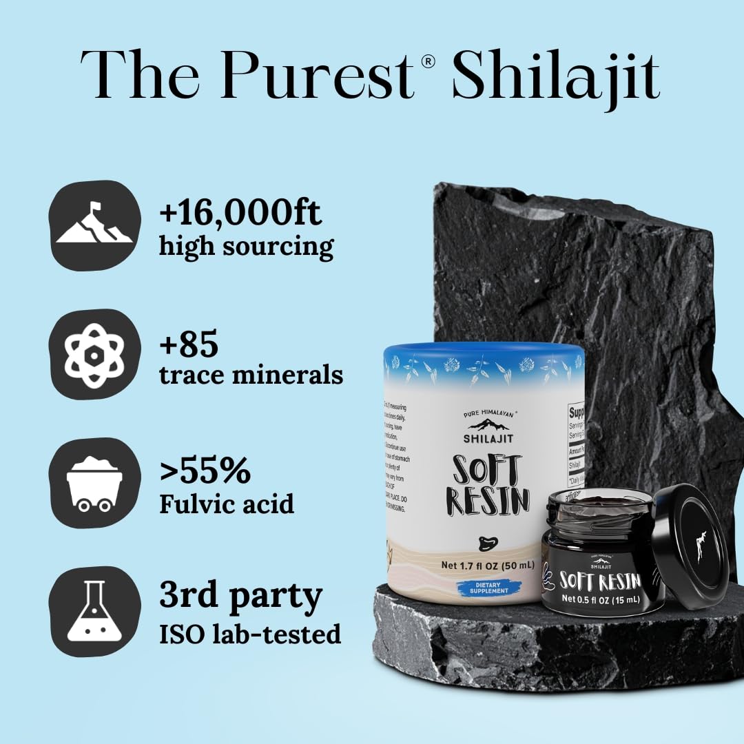 soft resin shilajit for easy use