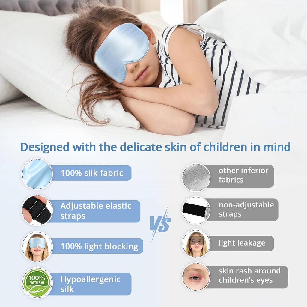 soft silk eye cover for better sleep