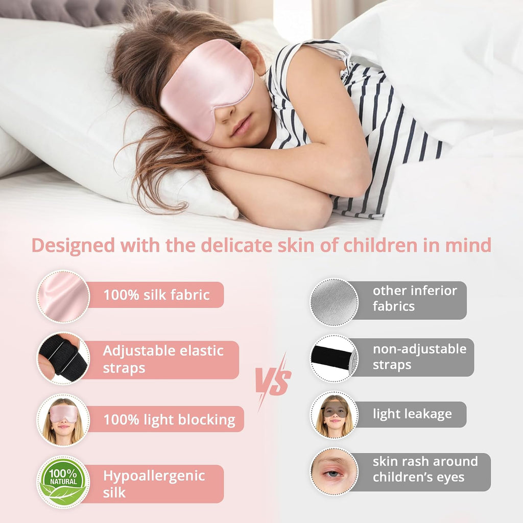 soft silk eye mask for better sleep