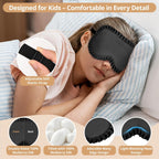 soft silk eye mask for children