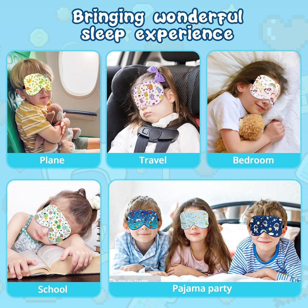 soft silk eye mask for kids
