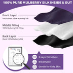 soft silk sleep mask for kids
