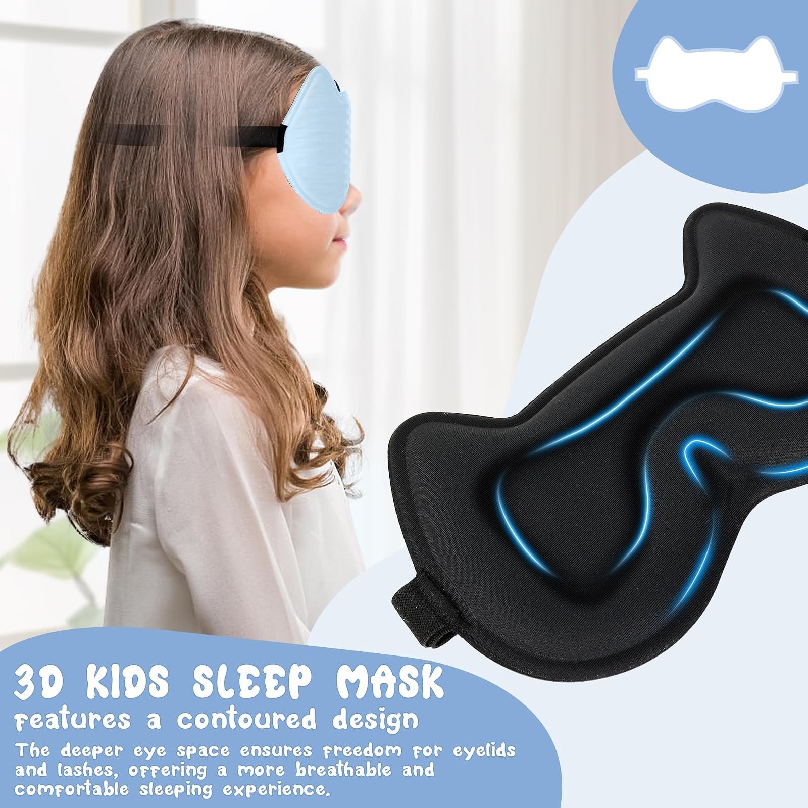 soft sleep mask for sensitive skin