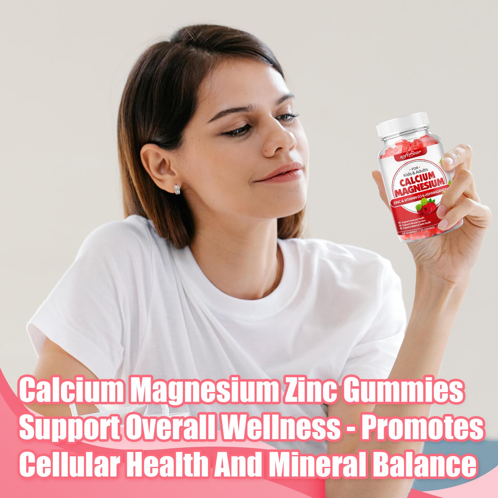 softbear calcium magnesium zinc for muscle function