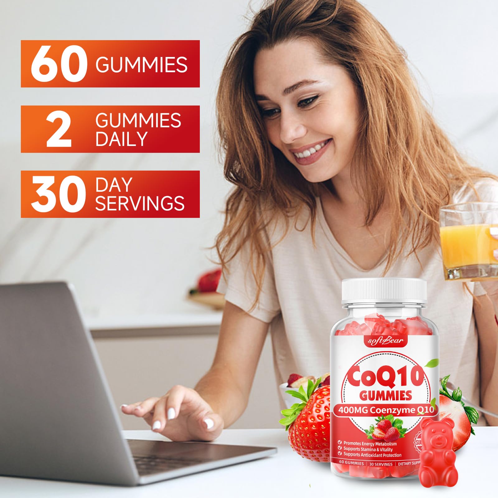 softbear coq10 gummies for healthy aging