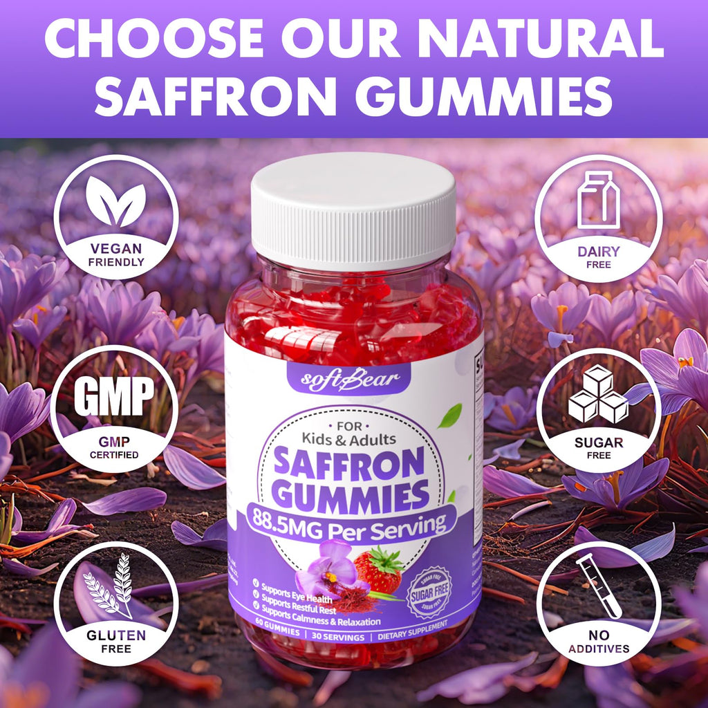 softbear gummy multivitamin with saffron