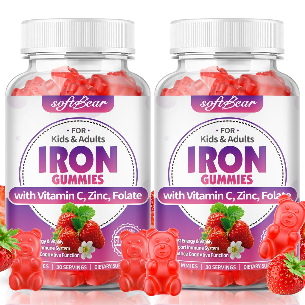 Softbear Iron Gummies for energy support