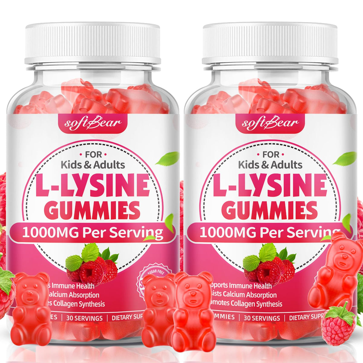 softbear l-lysine gummy supplements