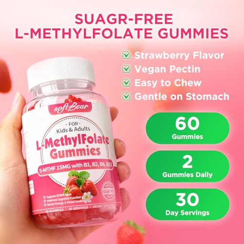 softbear L-Methylfolate gummies for overall wellness