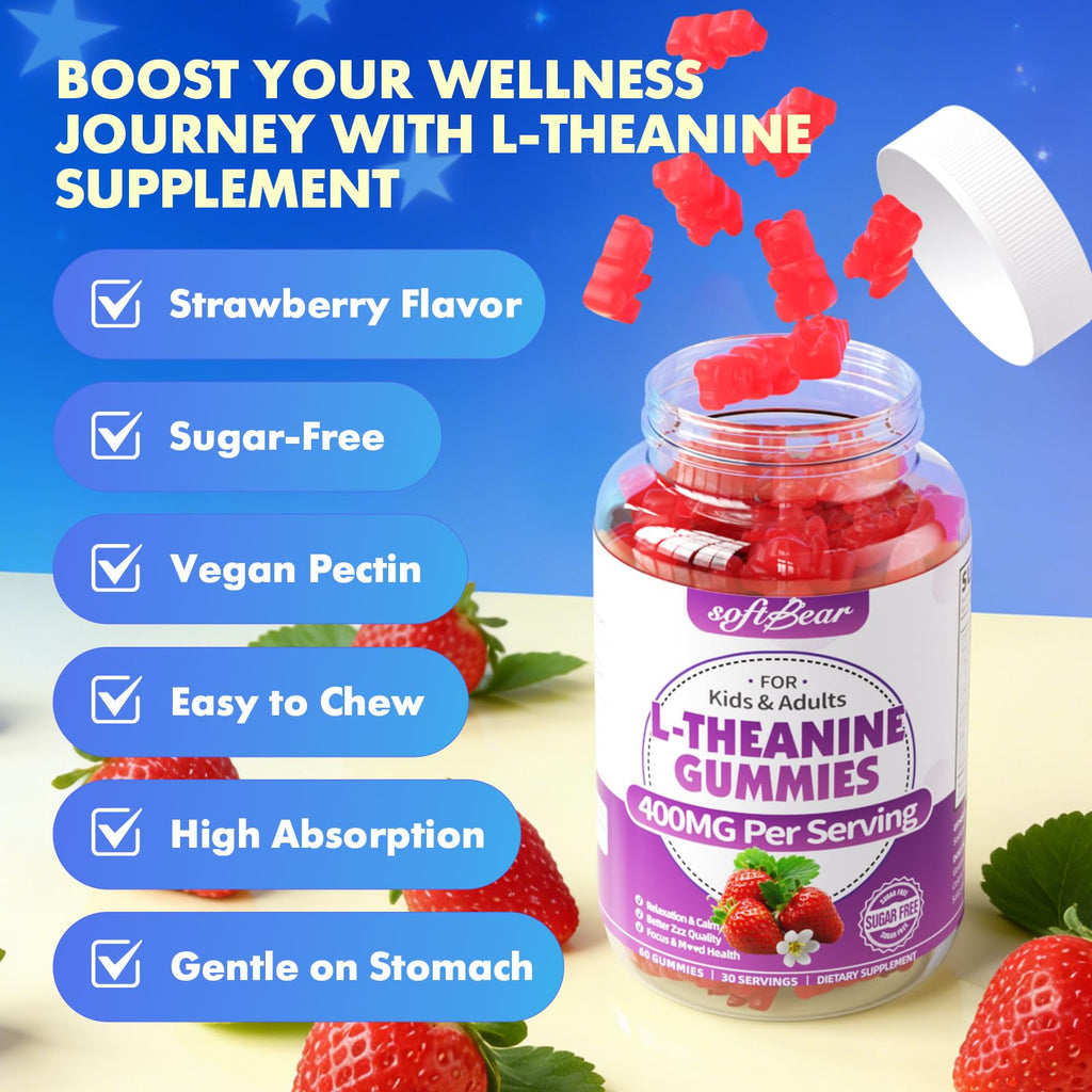 softbear L-Theanine 400 mg dosage
