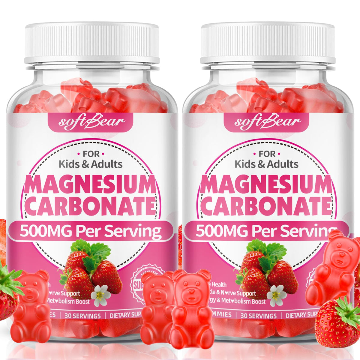 softbear magnesium carbonate gummies for relaxation
