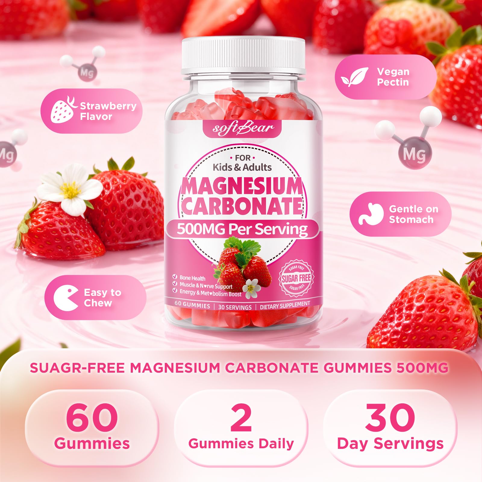 softbear magnesium gummies for improved mood