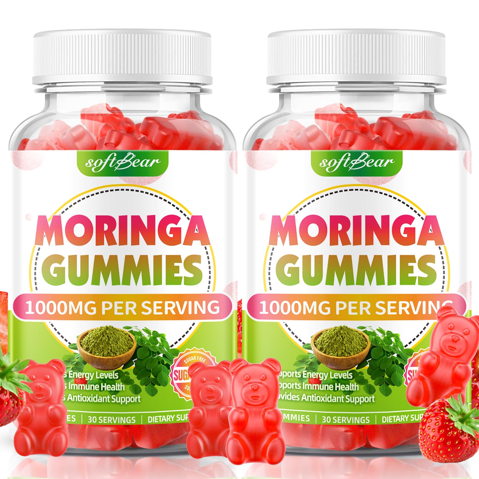 softbear Moringa gummies for energy