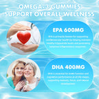 softbear Omega 3 gummies 1200 mg dosage
