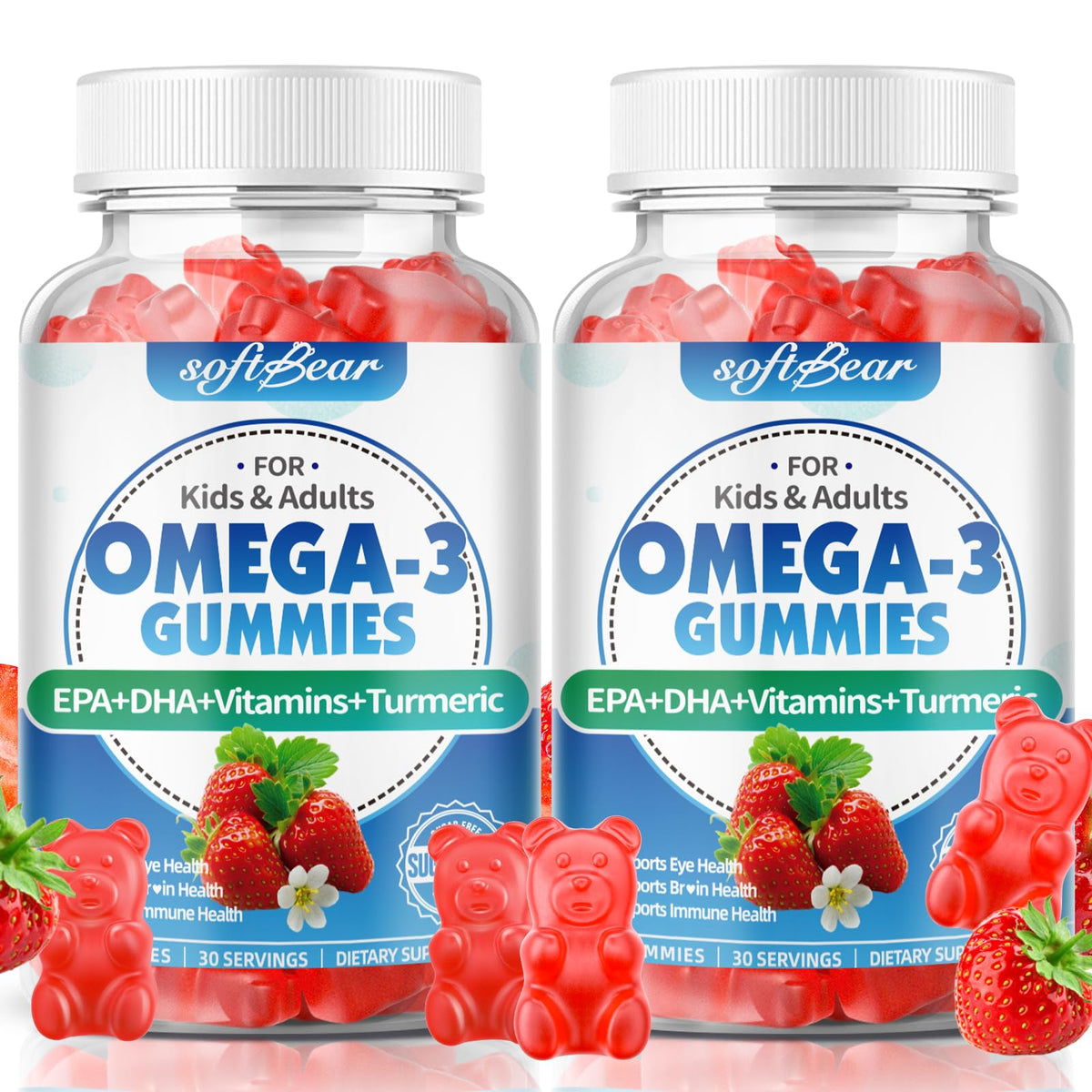 softbear Omega 3 gummies for heart health