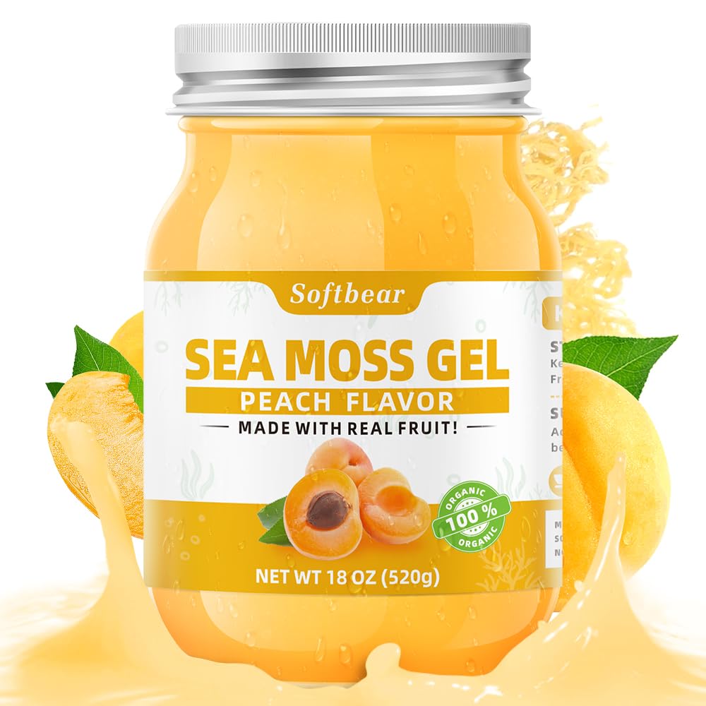 softbear peach sea moss gel