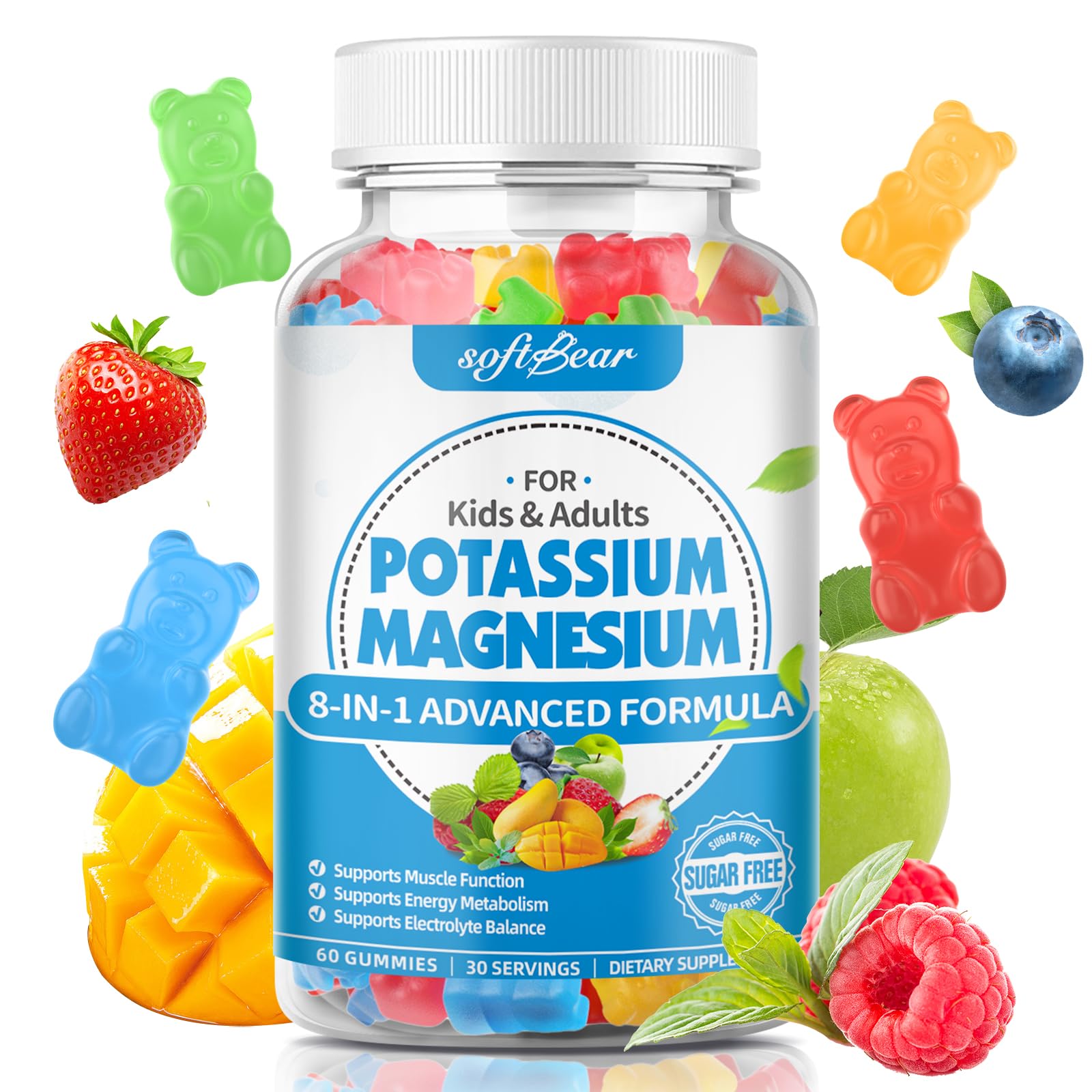 softbear potassium gummies for muscle health