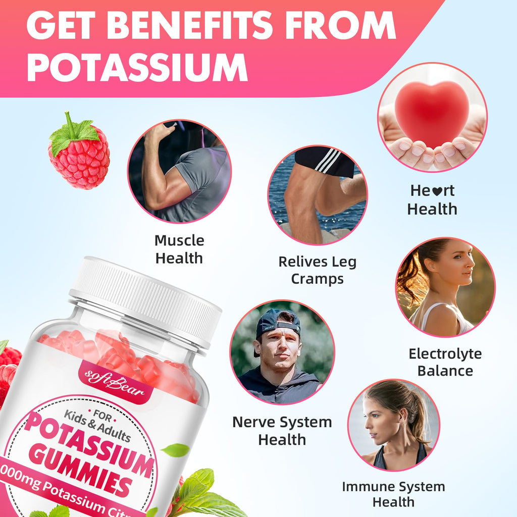 softbear potassium gummies for muscle support