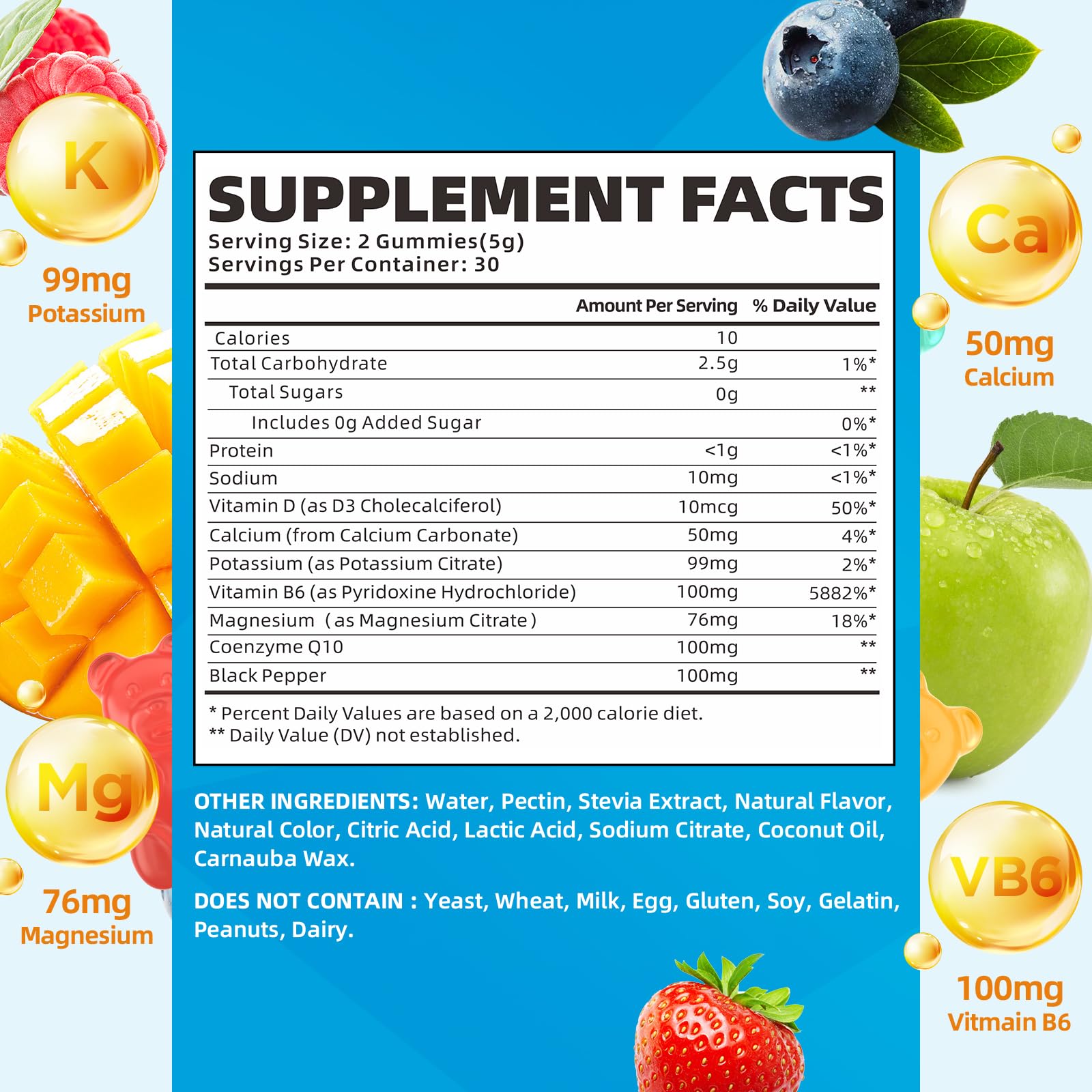 softbear potassium gummies support heart function