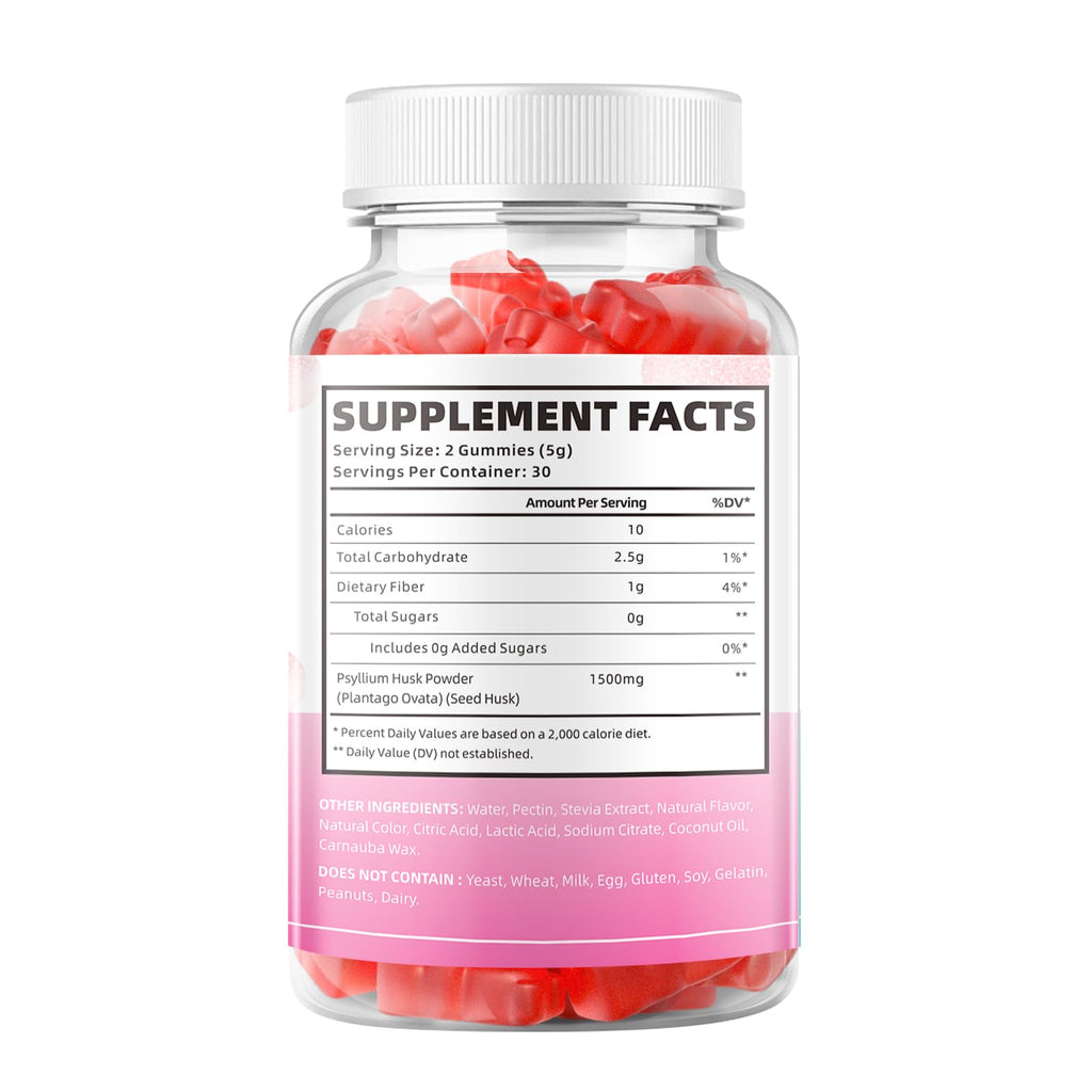 softbear psyllium husk gummies with natural ingredients